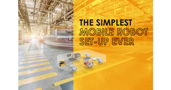 The simplest mobile robot set-up ever